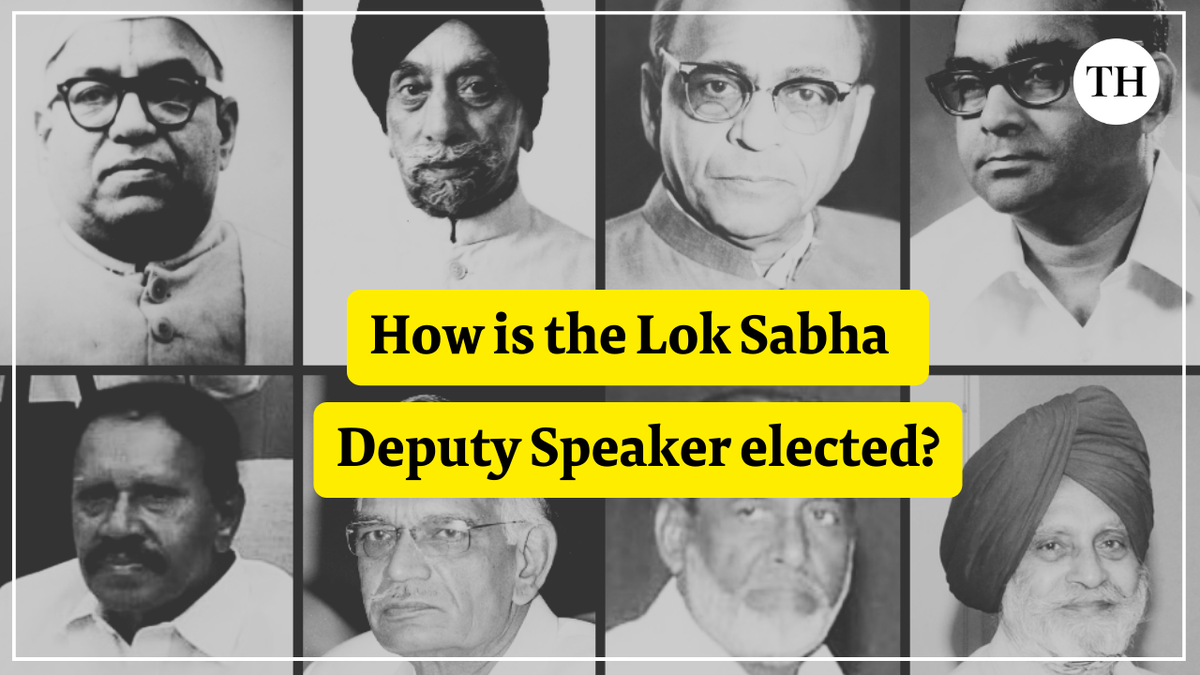 Watch: Explained: What is the significance of the Lok Sabha Deputy Speaker’s role? - The Hindu